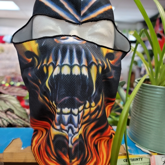 no brand | Accessories | Ninja Mask Flames Fangs | Poshmark